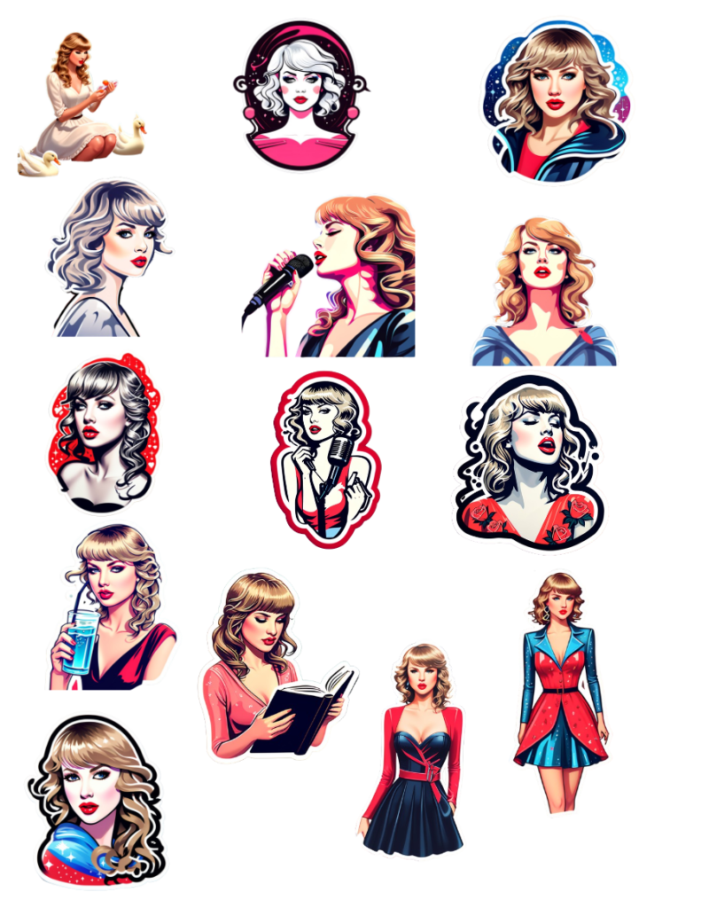 Taylor Swift Digital Stickers
